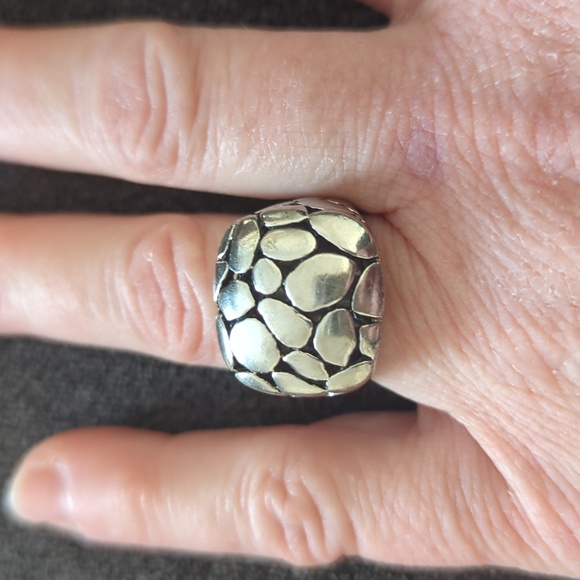 Premier Designs | Jewelry | Premier Designs Silvertone Cobblestone Ring ...